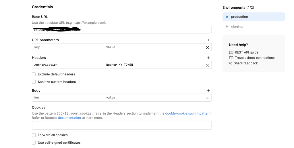 Custom auth token not working in api calls - 💬 App Building - Retool Forum