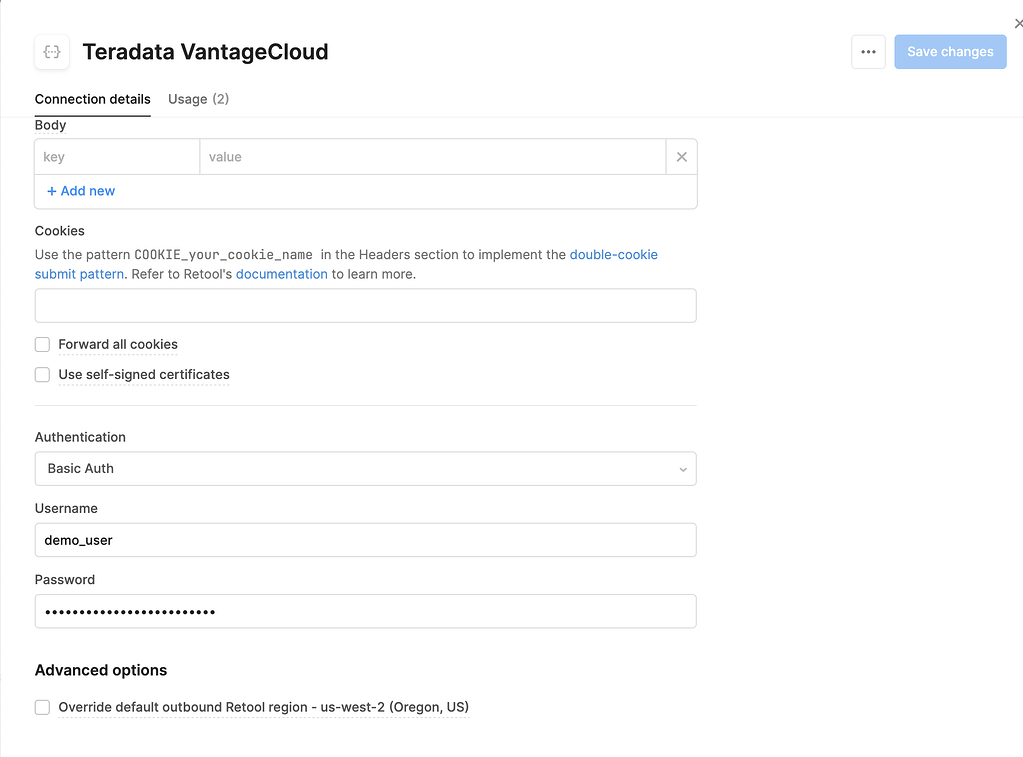 Not Seeing Gui Mode For A Resource Connecting To My Teradata Vantage Db š¬ App Building