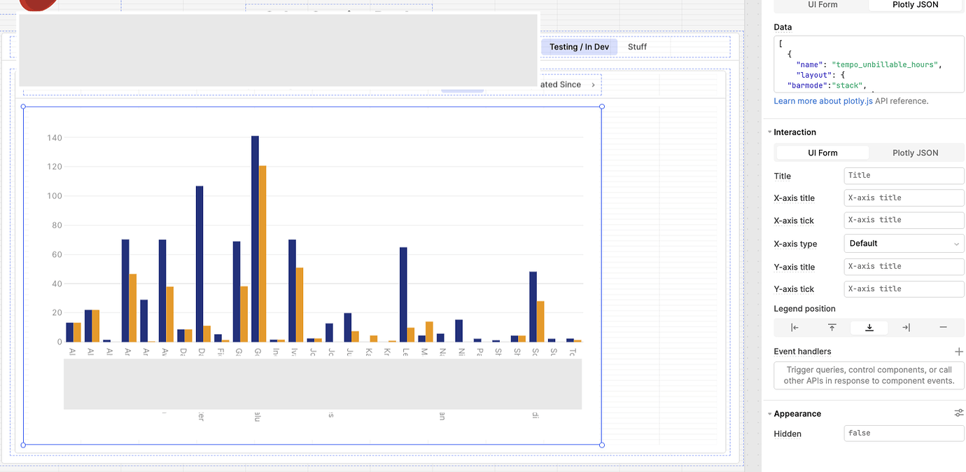 Building a Plotly stacked bar chart in Retool - 💬 App Building - Retool ... Building a Plotly stacked bar chart in Retool - 💬 App Building - Retool ...