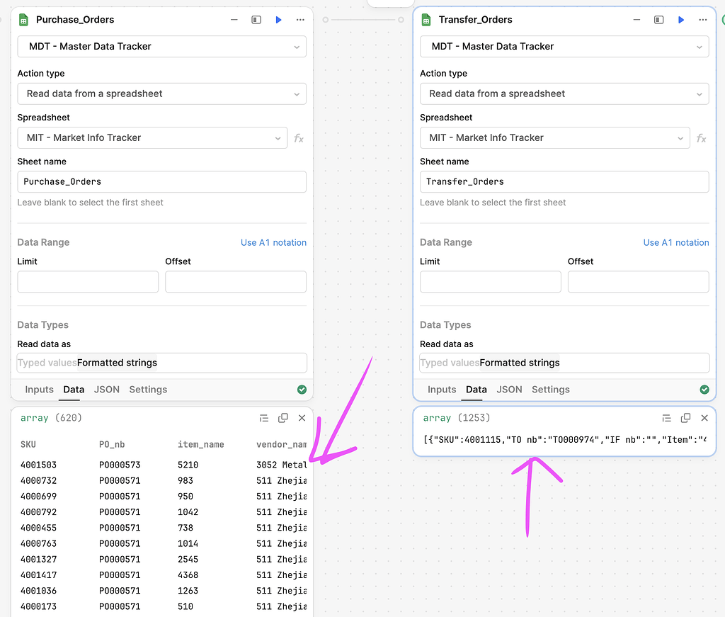Different results for Google Sheet queries - 💬 App Building - Retool Forum