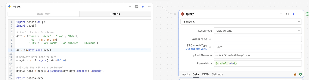 Upload Csv To S3 In Workflow 💬 Workflows Retool Forum