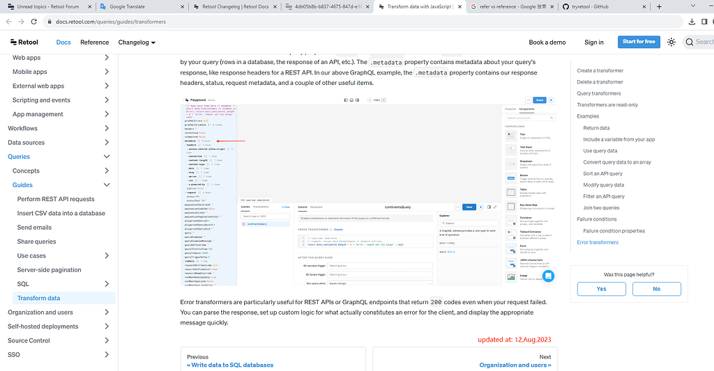 Add modified time to pages of docs and related topic link of community to changelog - 💬 Feature ...