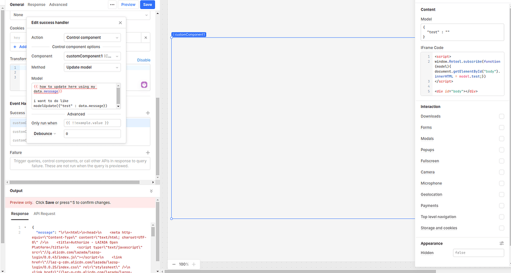 Display Html Data From Api Call To Custom Component App Building Retool Forum