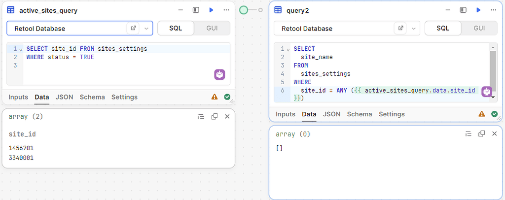 Inconsistencies Between Queries In App And Workflow 💬 Queries And Resources Retool Forum