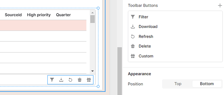 New Table Toolbar Requests - 💬 Feature Requests - Retool Forum