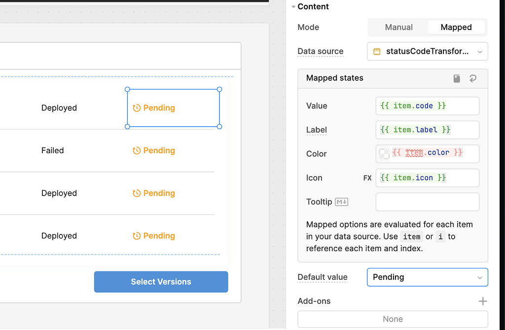 How to use status mapped from transformer in list view? - 💬 App Building - Retool Forum