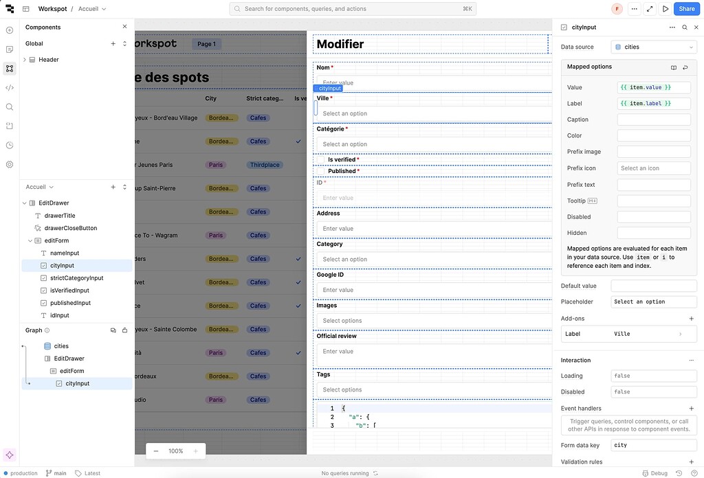 Form dropdown based on a string value - 💬 App Building - Retool Forum