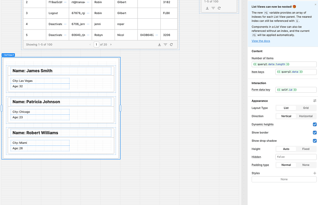 How to use Listview component - 💬 App Building - Retool Forum How to use Listview component - 💬 App Building - Retool Forum