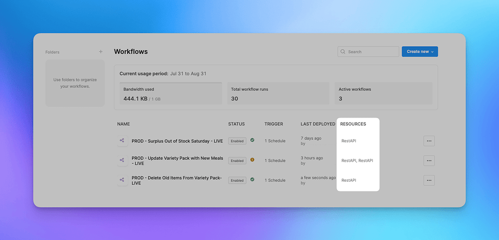 Workflows: Resource Name Rather Than Type on Dashboard - 💬 Feature Requests - Retool Forum