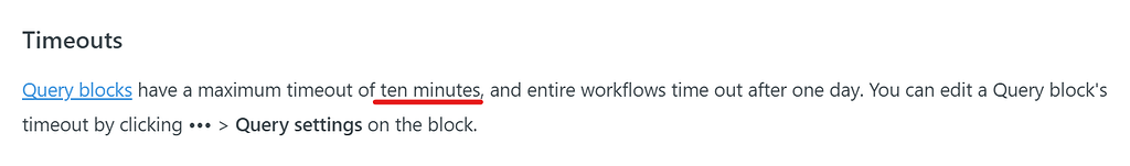 Time limit: 2 minutes or 10 minutes? - 💬 Workflows - Retool Forum