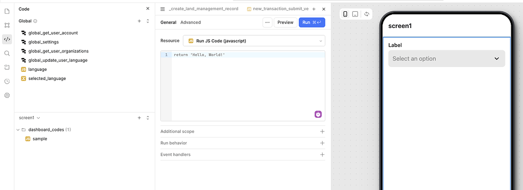 Selecting a component crashes the code tab on Mobile app - 💬 Mobile - Retool Forum