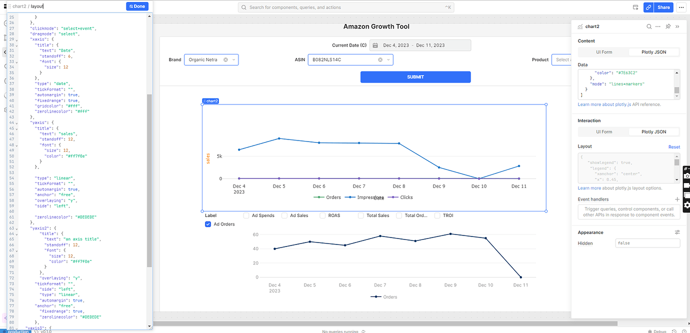 Adding Multi Axis In Retool Charts For Dynamically Multi Line Chart In Retool Chart Componant