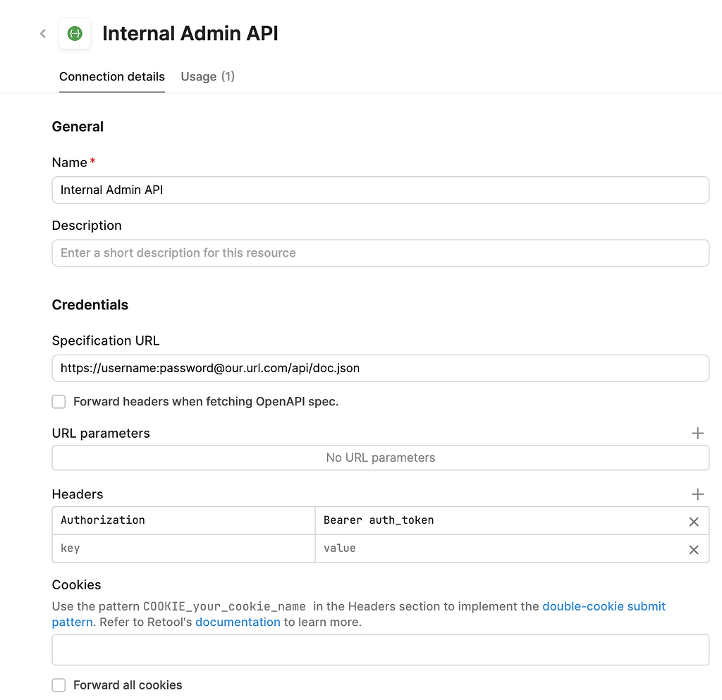 OpenAPI spec behind basic authorization - 💬 Feature Requests - Retool Forum