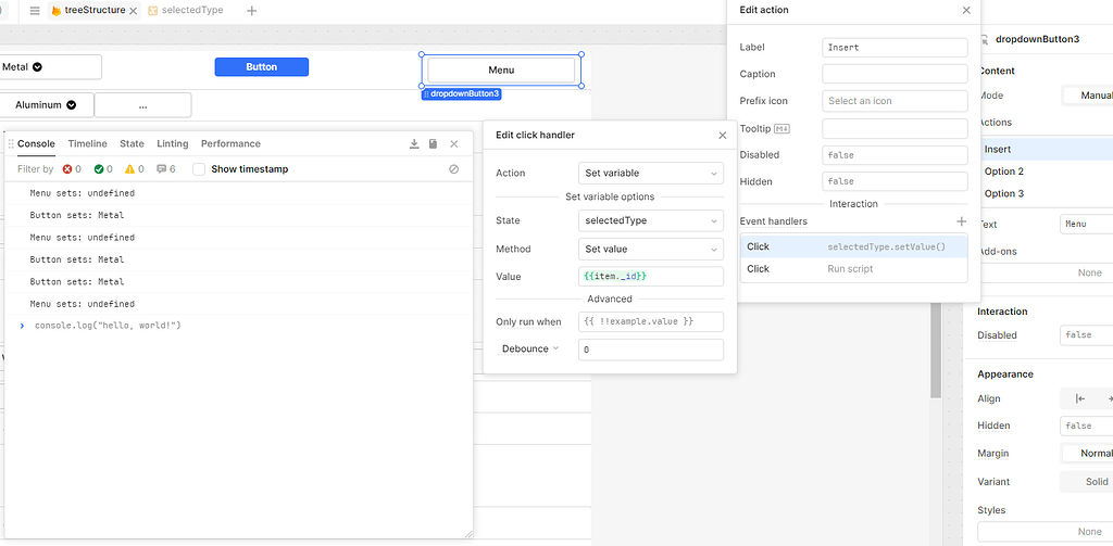 Drop Down Button not working how I expect - 💬 App Building - Retool Forum