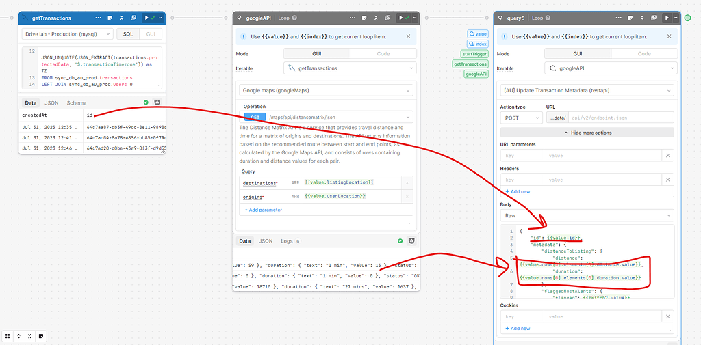 How To Get Values In Loop From A Block That Is Not Being Iterated On Workflows Retool Forum