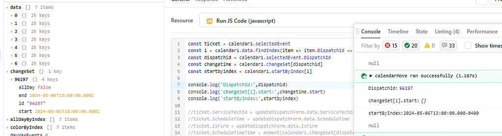 Unable to reference Calendar changeSet times - 💬 App Building - Retool Forum