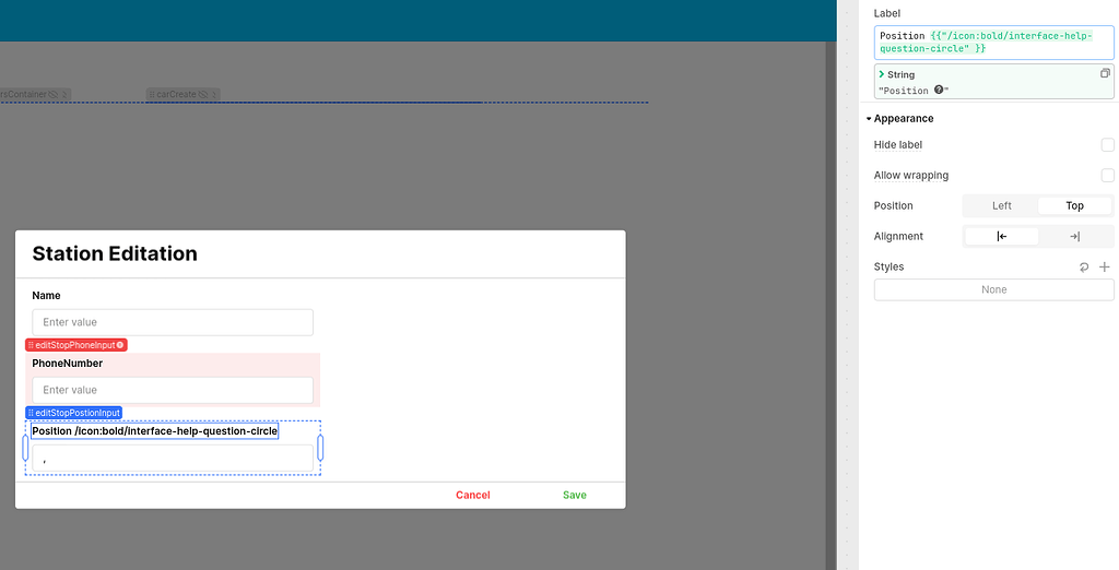 Problem with icons in text inputs - 💬 App Building - Retool Forum Problem with icons in text inputs - 💬 App Building - Retool Forum
