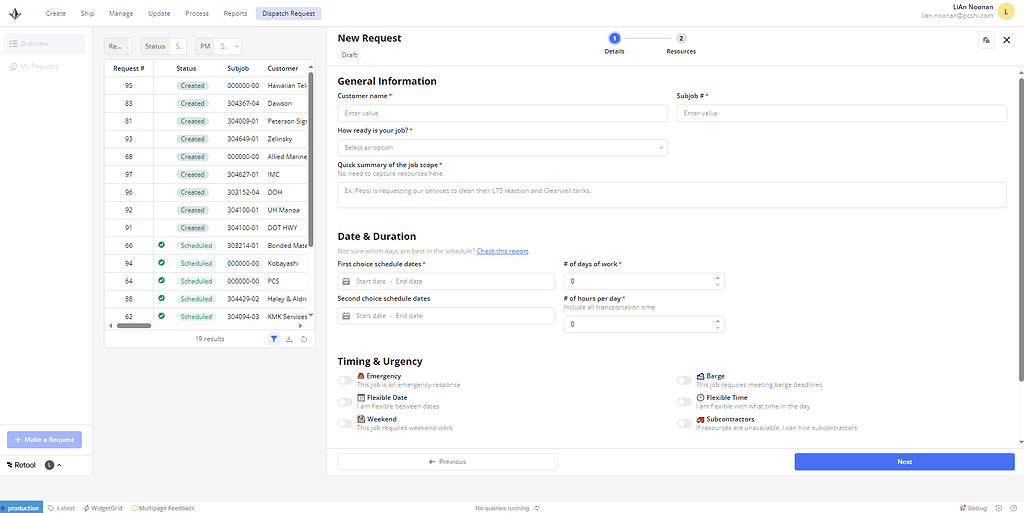 Stepped container in split pane header/footer disappearing - multipage ...