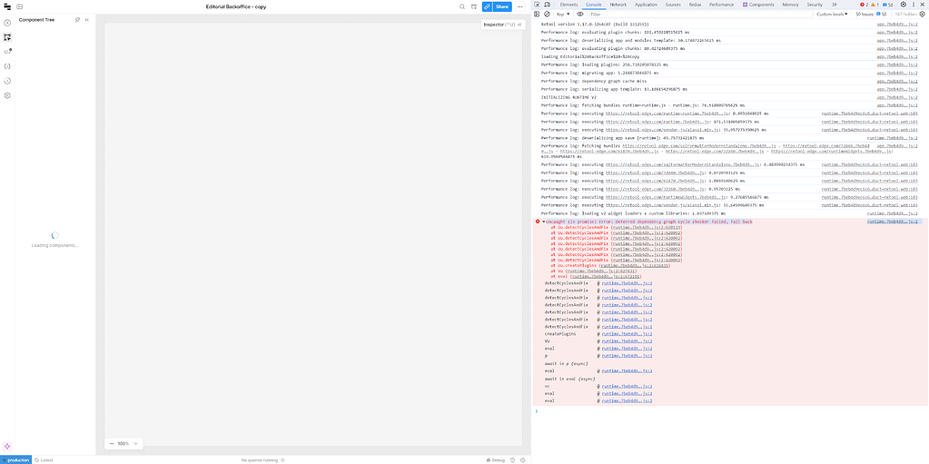 Deferred dependency graph cycle checker failed - 💬 App Building ... Deferred dependency graph cycle checker failed - 💬 App Building ...