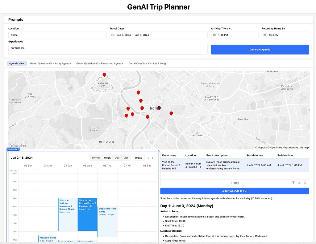 OpenAI, MapBox & Calendar Example - 🤝 Community Show & Tell - Retool Forum