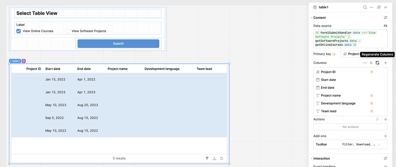 How To Implement Dynamic Column Settings 🧑‍💻 Retool Tips And Tricks