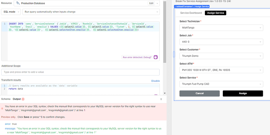 Pass Value From Selected Item Into Query 💬 Queries And Resources Retool Forum