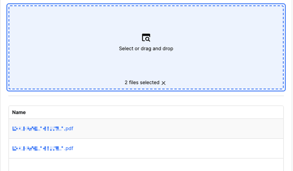 Dropzone File Listing Option To Diy And Remove Default 💬 Feature Requests Retool Forum
