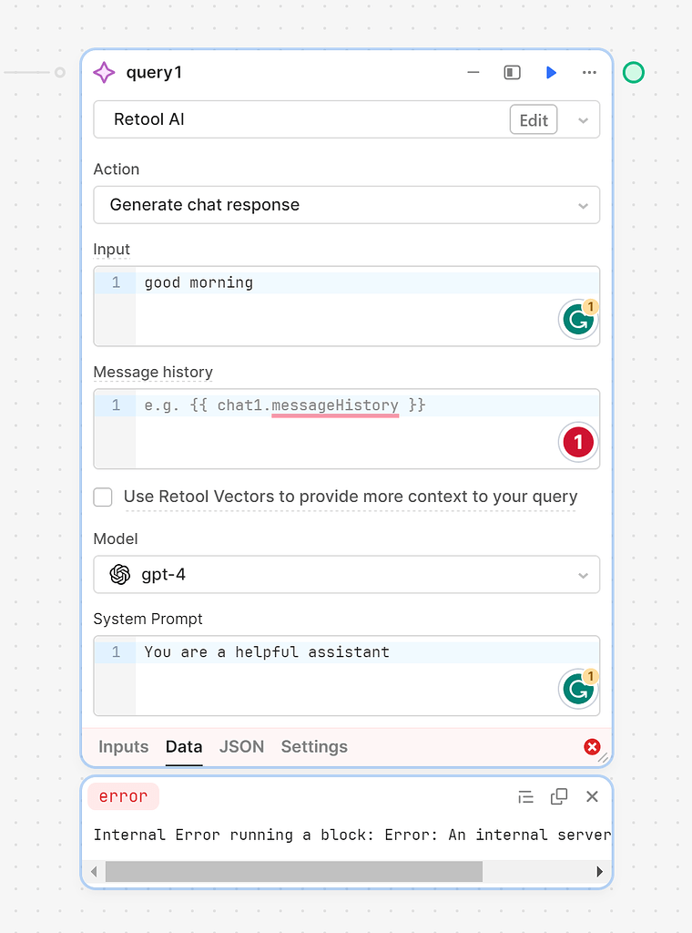 Retool workflows AI is not working properly - 💬 Workflows - Retool Forum