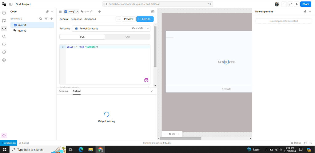 Query Running Indefinitely In Retool Application Queries And Resources Retool Forum 