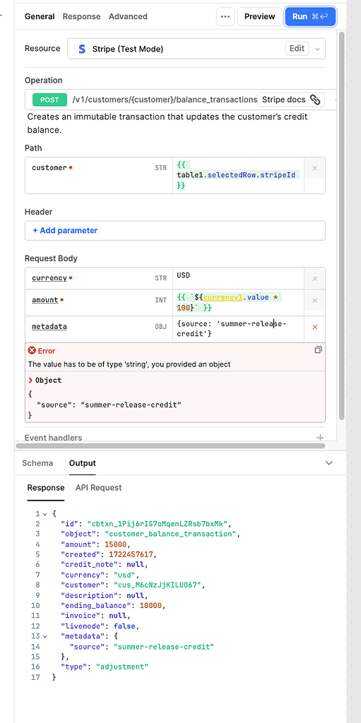 Stripe Resource Object Type Fields Show Error That They Are String Only 💬 Queries And
