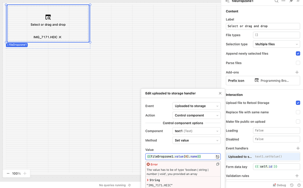 File Upload Event Handlers - 💬 Queries and Resources - Retool Forum