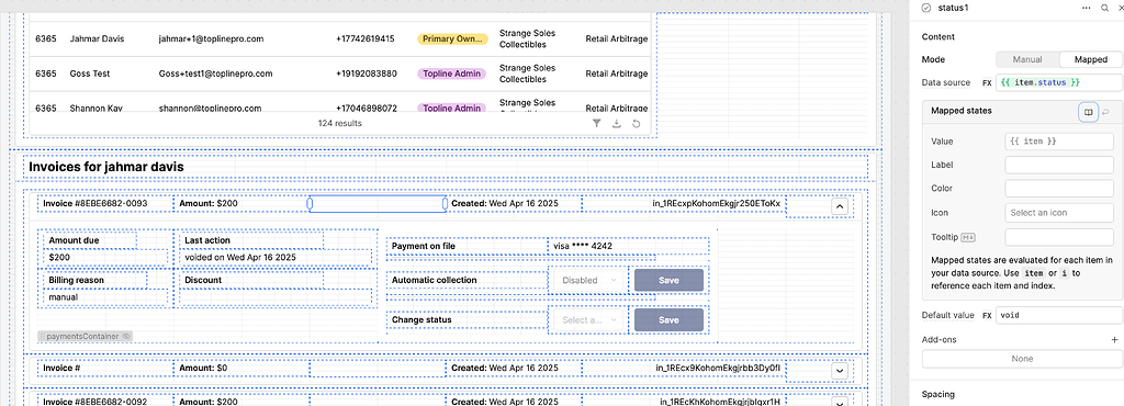 How can I display and item.status as "Status" component? - 💬 App ...