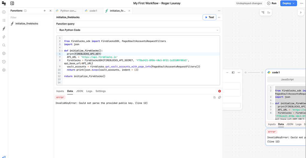 Assistance Needed with InvalidKeyError in Retool Python Integration - 💬 Queries and Resources ...