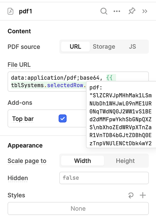 Storing And Retrieving Pdf Files In Mysql Db From Retool App 💬 App Building Retool Forum