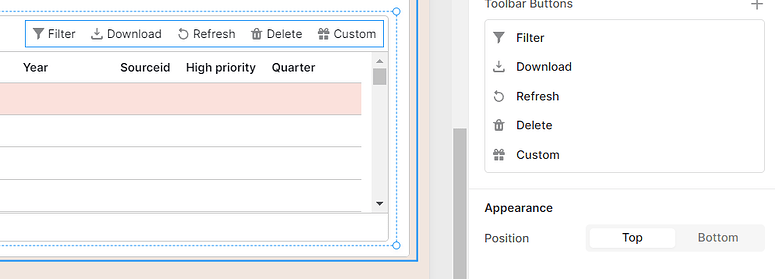 New Table Toolbar Requests - 💬 Feature Requests - Retool Forum