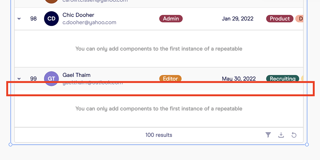 Bug Last Row Missing Bottom Border In Table With Expandable Rows 💬 App Building Retool Forum