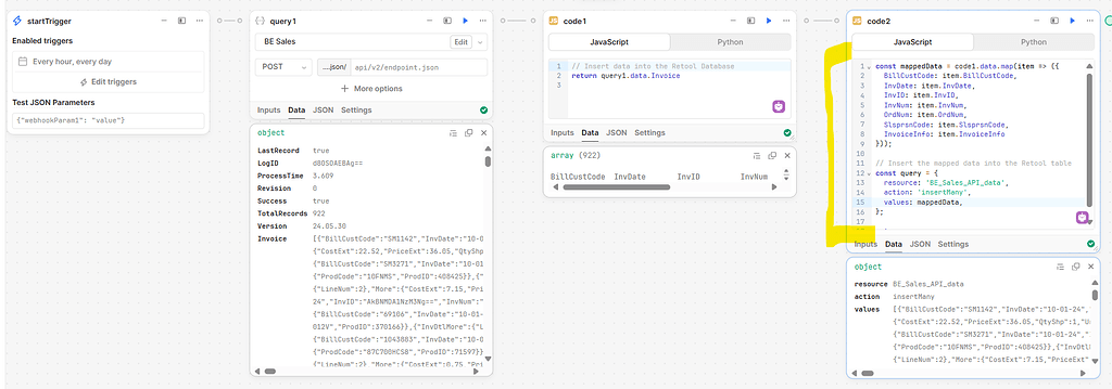 Retool Workflow Insert Data Into Retool Database Table Using Workflow