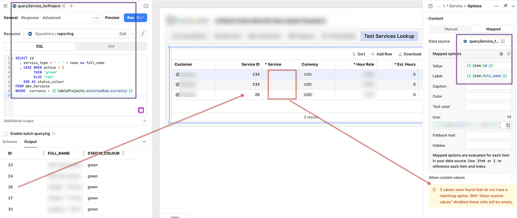 Mapped Field on Table doesn't work - 💬 App Building - Retool Forum
