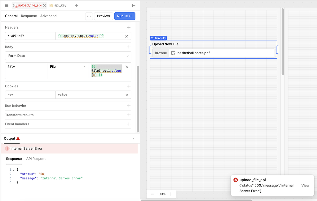How To Upload File From File Input To Rest Api 💬 Queries And Resources Retool Forum