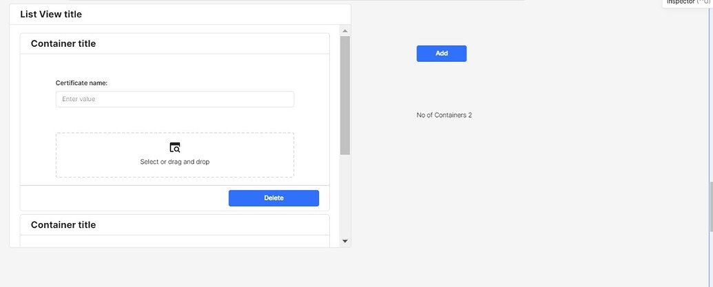 Add New Components Dynamically Into The List View By External Add Button And Delete Specific
