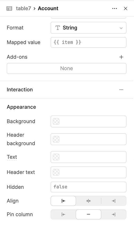 Add Font Size & Font Family Controls for Table Columns - 💬 Feature ...