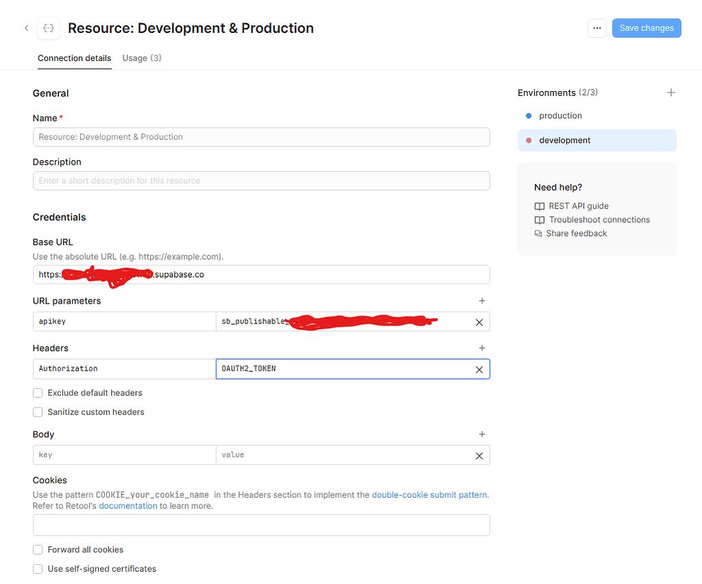 How to correctly configure OAuth2 with Google for Supabase REST API in Retool (RLS not working ...