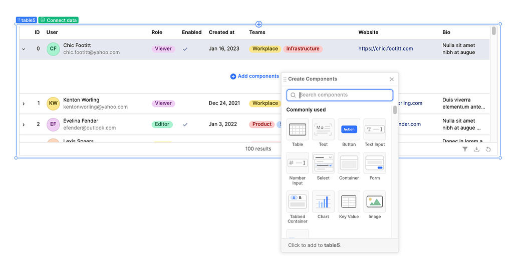 Adding Component To Expandable Rows Bug 💬 App Building Retool Forum