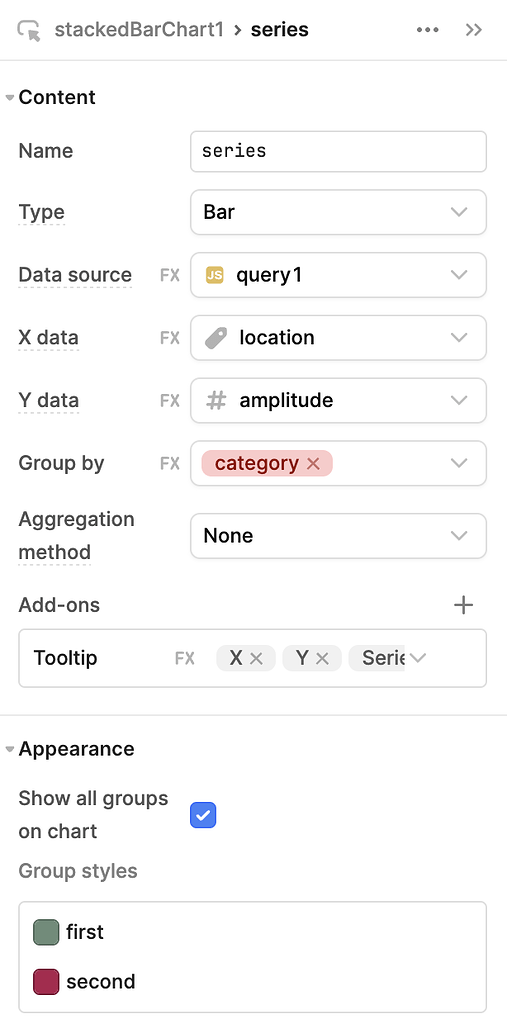 Stacked Bar Chart order of Groups - 💬 App Building - Retool Forum