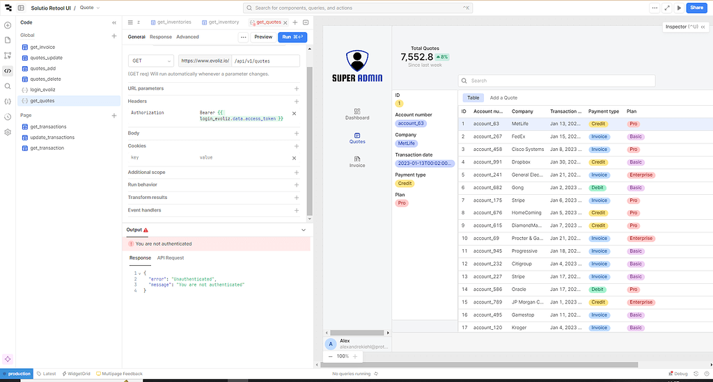 Please Help Me Connect My Apis In It Has An Error Of Unauthenticated Queries And