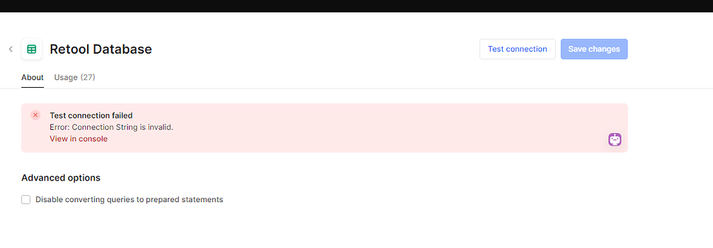 Locked out from Database when attempting to change connection password - 💬 App Building - Retool ...