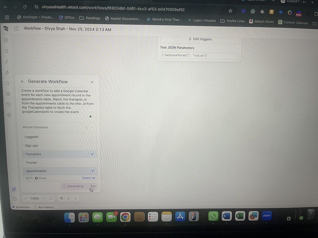 AI workflow generator - unable to generate wrkflows - 💬 Workflows ... AI workflow generator - unable to generate wrkflows - 💬 Workflows ...