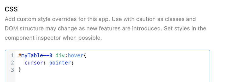 Apply Cursorpointer When Hovering A Row In Table Component 💬 App Building Retool Forum