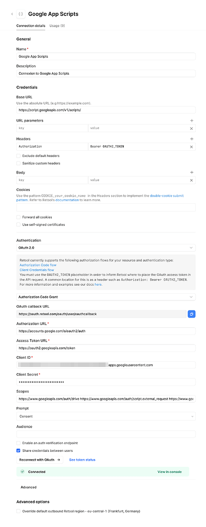 Setting up a Google Scripts API resource with Google Service Account - 💬 Queries and Resources ...