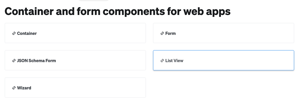 Invalid doc link in [Container and form components for web apps] - 💬 ...